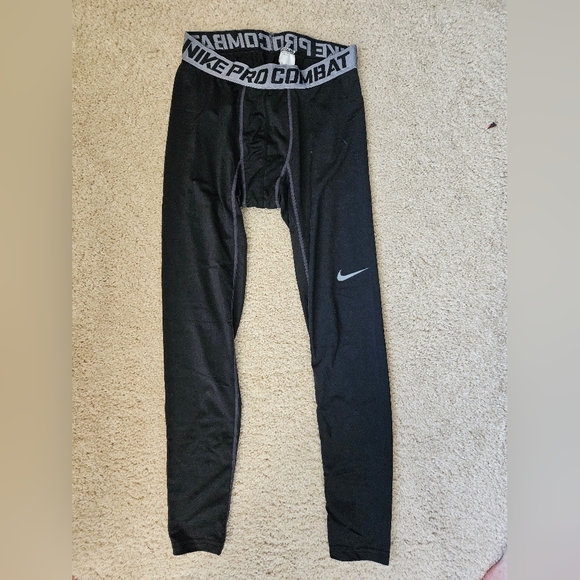 Nike | Pants | Nike Pro Combat Tights Black Size Large | Poshmark
